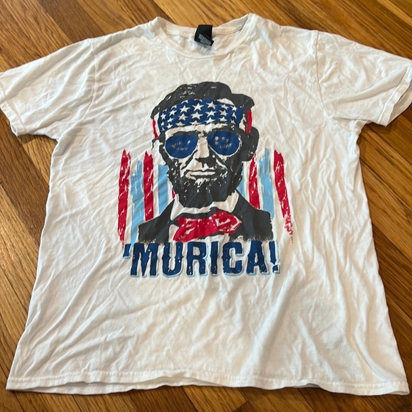Hanes | Shirts | Hanes Perfectt With Murica Graphic M | Poshmark